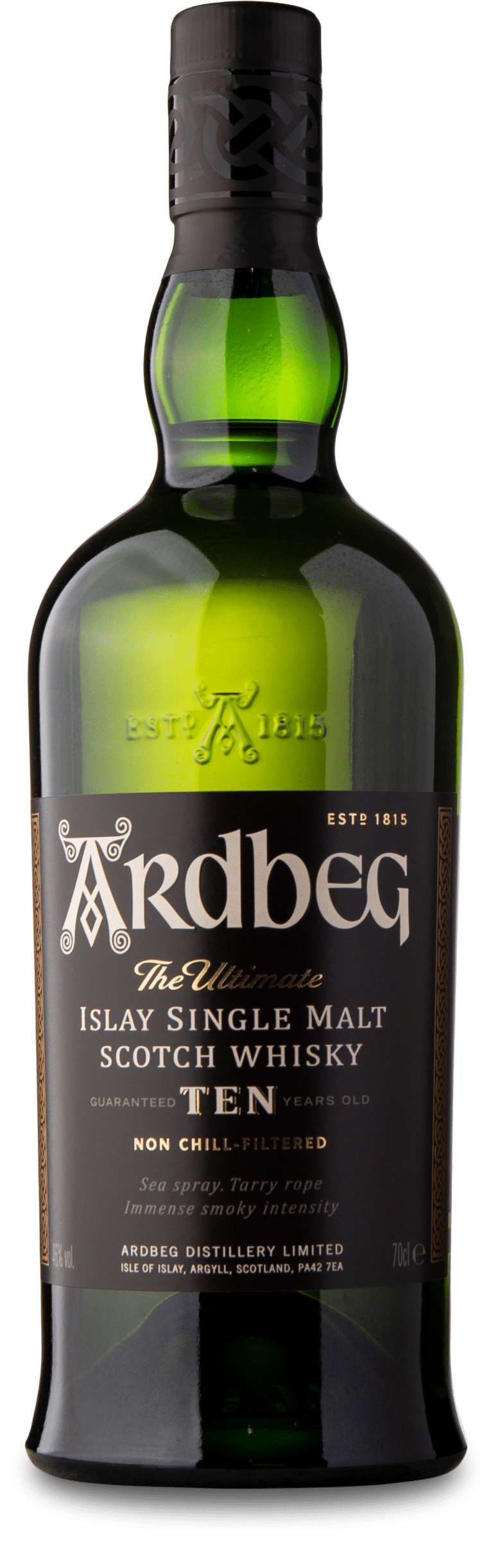 Ardbeg Distillery - Ardbeg 10 Years Single Malt 46% - Brønshøj Vinhandel